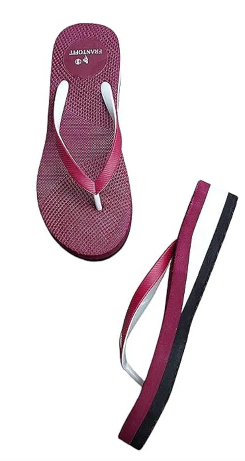 Buy FRANTOFIT Fancy & Stylish Everyday Waer Heel Slipper For Women Home ...