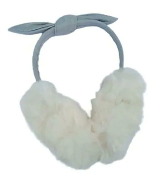 Buy UPAREL White Faux Fur Winter Ear Muffs For Girls And Women Online ...
