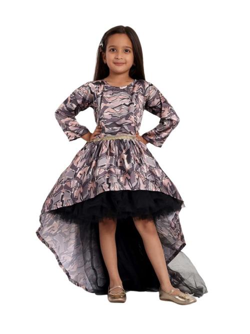 Buy TILISM Girls Black up Down Dress (5-6 Years) Online at Best Prices ...