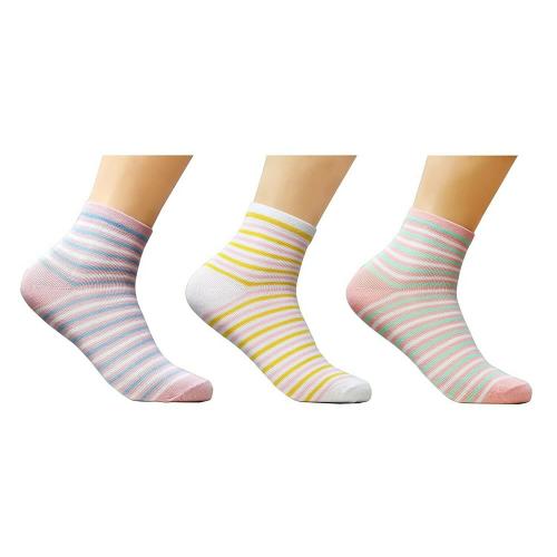 Buy JOSHWA Women Red, Yellow And Tomato Pure Cotton Shoe Liner Socks ...