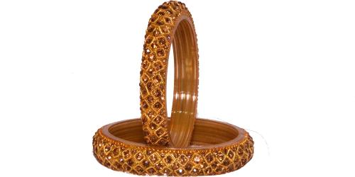 Buy Dreamy Designs Glass Zircon Kada (Pack of 2) - 2.6 Online at Best ...