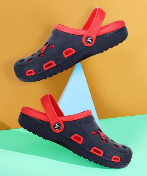 Buy Aqualite Mens Navy Blue, Red Clogs Online at Best Prices in India ...