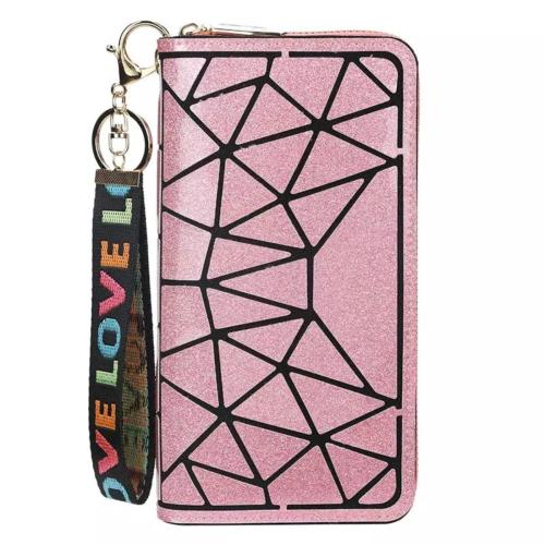 Buy WANQLYN Dark Pink Polyester Wallet with Multiple Card Slots - L ...