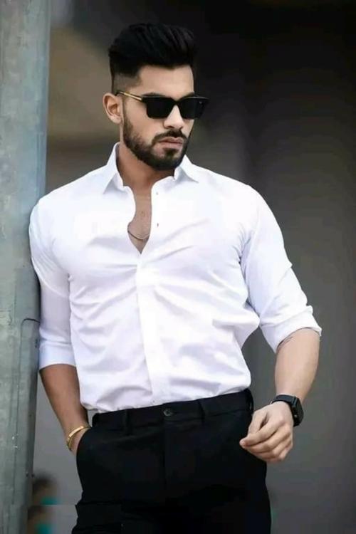 Buy AJ Brothers Men White Solid Lycra Blend Regular Fit Formal Shirt (M ...
