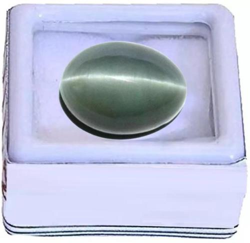 Buy Chopra Gems Brass Original 6.50 Ratti Cats Eye Loose Stone Pendant Green (Men and Women ...