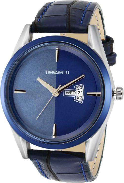 Buy Timesmith Analog Blue Dial Blue Strap Watch for Men (TSC-018 ipd ...