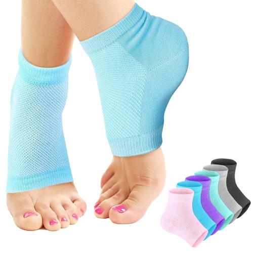 Buy DJ FINDER Heel Pain Relief Silicone Gel Heel Socks anti crack heel ...