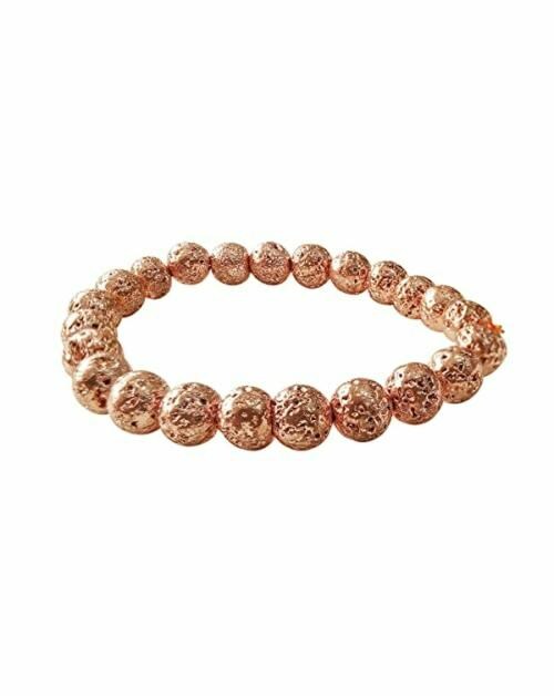 Buy Shubhanjali store Rose Gold Lava Bracelets for (Unisex) Online at ...