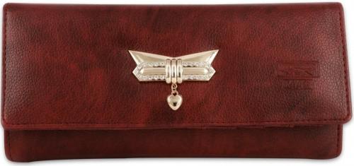 Buy Mr. Raaq Creation Maroon Synthetic Leather Clutch 8.5 inch Online ...