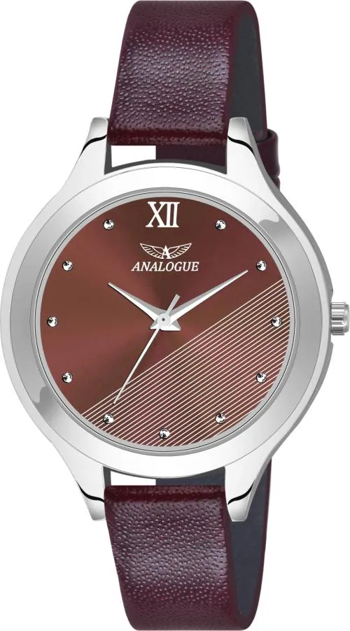 Buy ANALOGUE Analog Brown Dial and Strap Watch for Women (ANLG-513-BROWN-BROWN) Online at Best ...