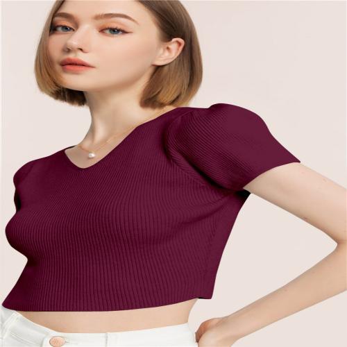 Buy Berry Bird Casual Solid Women Purple Top () Online at Best Prices ...