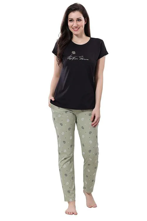 Buy DZZO Cotton Night Suit for Women Girls | Pyjama, Night wear Dress ...
