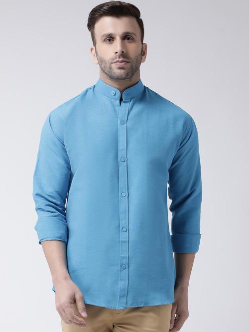 Buy RIAG MEN'S CHINESE COLLAR FULL SLEEVES SHIRT Online at Best Prices in India - JioMart.