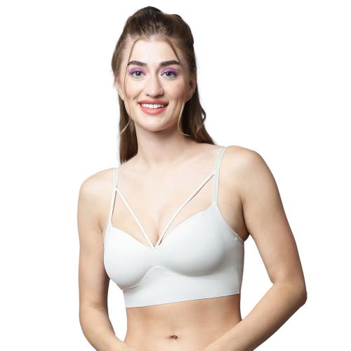 Buy PrettyCat 32B Solid Polyester Blend Bralette Bra For Women(PC-BR-7004) Online at Best Prices ...