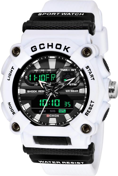 Buy TOMI GCHOK Analog-Digital Watch - For Men GCK-845-WHT/BLK Online at ...