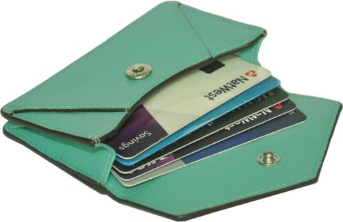 Buy HIDE & SLEEK RFID Protected Genuine Leather 10 Card Holder (Set of ...