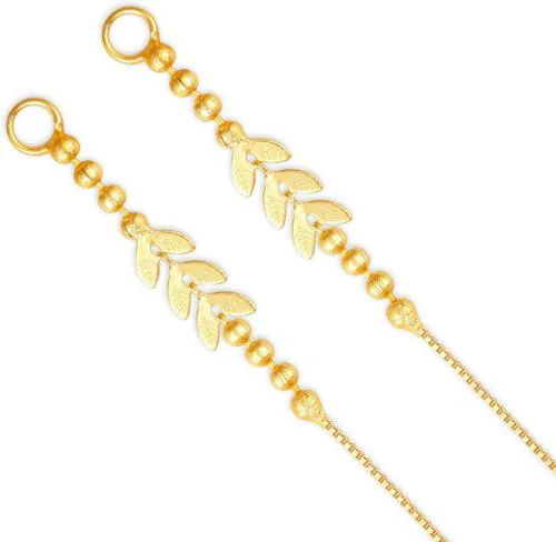 Buy Vighnaharta Brass Ear Thread For Women And Girls Online at Best ...