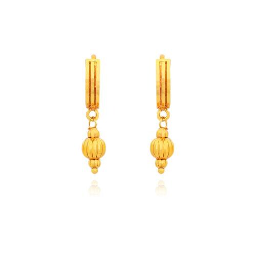 Buy arch fashion Traditional Glod Platted Bali Jumkhi Earring ERG 1857 Online at Best Prices in ...