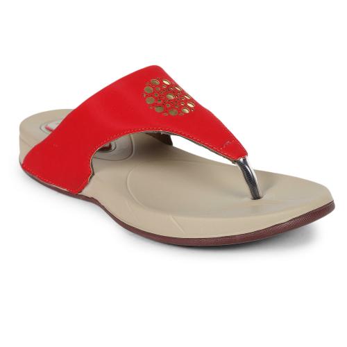 Buy Aqualite's Trendy and Stylish Red Sandals For Women Online at Best ...