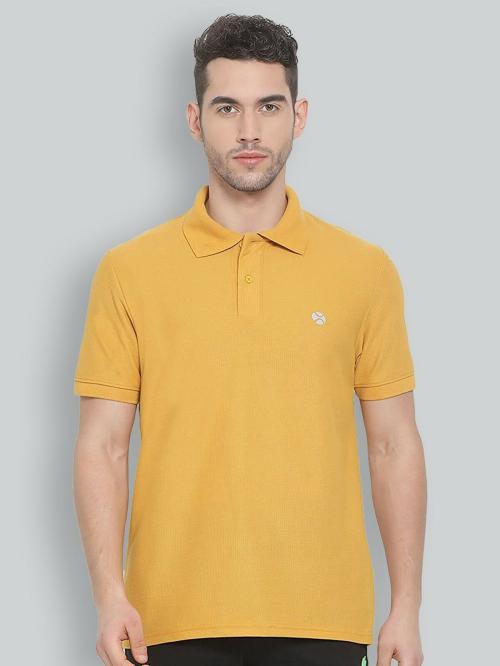 Buy Lux Nitro Cotton Blend Mustard Polo T-shirt For Men Online at Best Prices in India - JioMart.