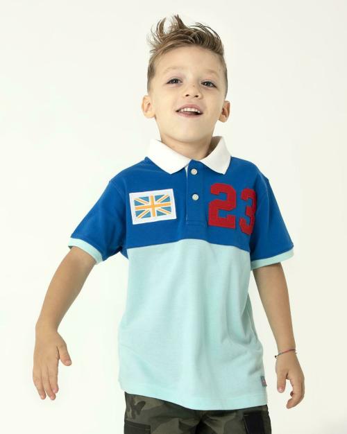 Buy Cherry Crumble by Nitt Hyman Unisex Blue Striped Polycotton T-shirt ...