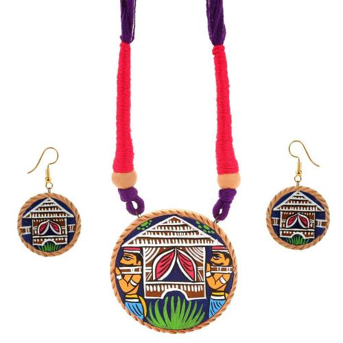 Buy Tandra's Terracotta Necklace Set For Women Online at Best Prices in India - JioMart.