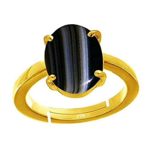 Buy Ptm Natural Sulemani Hakik 4 Carat Gemstone Panchdhatu Gold Plated ...