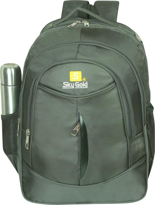 Buy Sky Gold Grey Denim College Casual Backpack, 50 L Online at Best ...