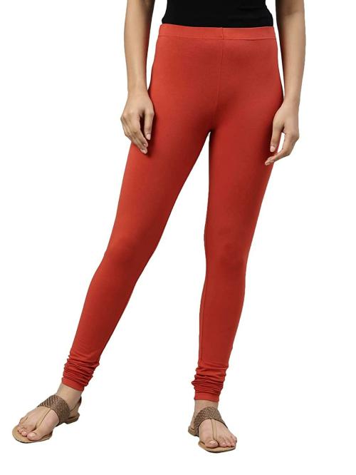 Buy Go Colors Women Red Solid Stretch Leggings Online at Best Prices in India - JioMart.