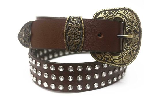 Buy Pelt Leather Men Brown Genuine Leather Belt (30) Online at Best ...