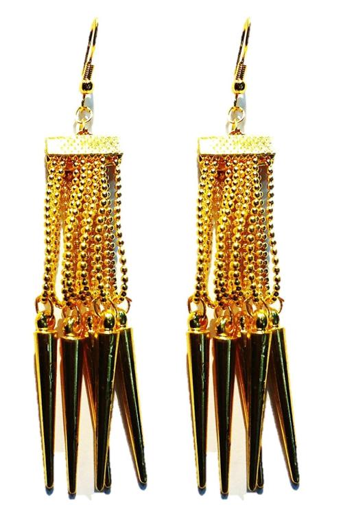 Buy Bodha - By Shivansh Brass Designer Collection Gold Long Hanging ...