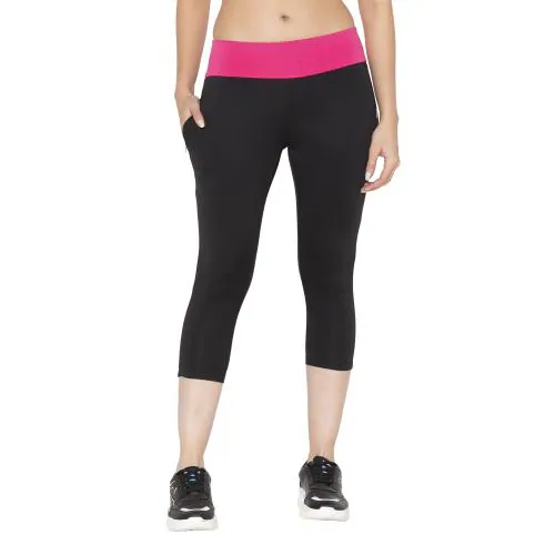 Buy BODYACTIVE Women's High Waisted Yoga Capris with Pockets, Non See ...