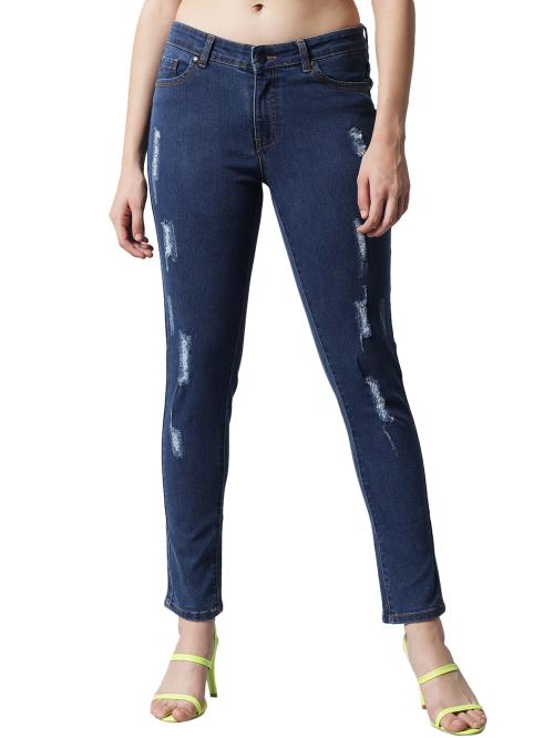 Buy NGT (2D) Women Stylish slim Fit Stretchable With Mid Rise Jeans For ...