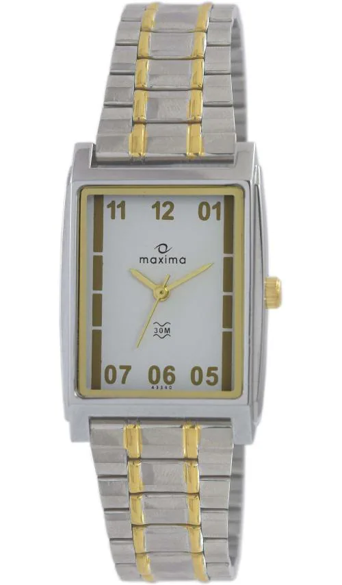 Buy Maxima Analog White Dial Multicolor Strap Watch For Men (43340CMGT ...