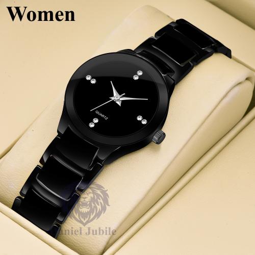 Buy Daniel Jubile Black Dial IIK Black Studded Analog Watch For Women Online at Best Prices in ...