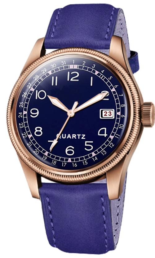 Buy NEWMAN Men Blue Strap Analog Casual Wedding,Festive ,Party Watch ...