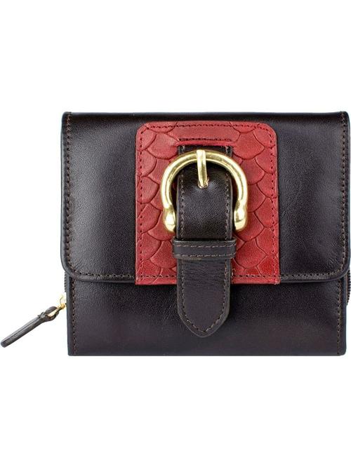 Hidesign Women Black Leather Wallet - JioMart