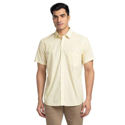 Buy ColorPlus Light Yellow Shirt Online at Best Prices in India - JioMart.