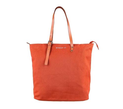 Buy MY STRAP IT RIZ Tote Bag in heavy duty premium Canvas with Genuine ...