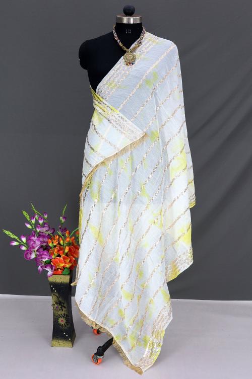 Buy Fab Window Women's Chanderi Cotton Dupatta With Jaquard Work. Online at Best Prices in India ...