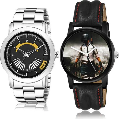 NEUTRON Classical Rich Chain And Pubg Military Army Silver And Black ...