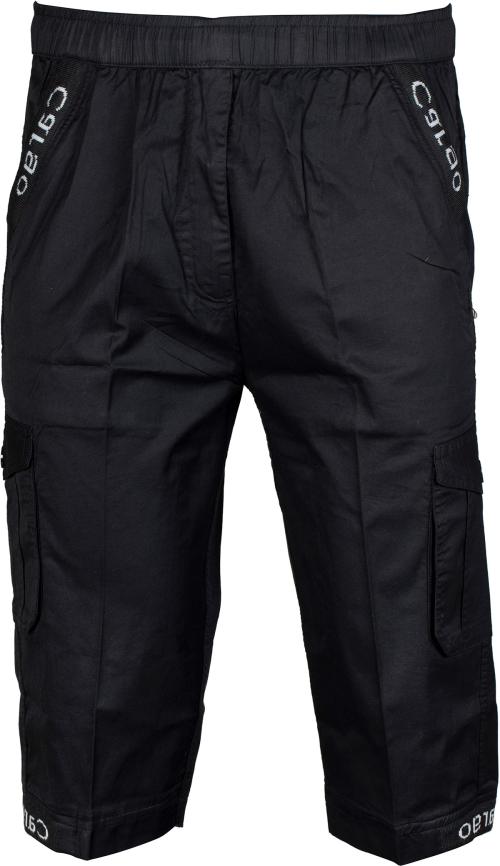 Buy Purndeep Enterprise Men Black Solid Pure Cotton Three Fourths ...