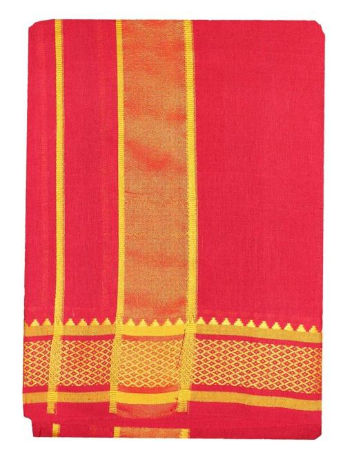 Buy PRAKASAM COTTON COTTON Mens Single colour dhoti/colour mundu/Temple ...