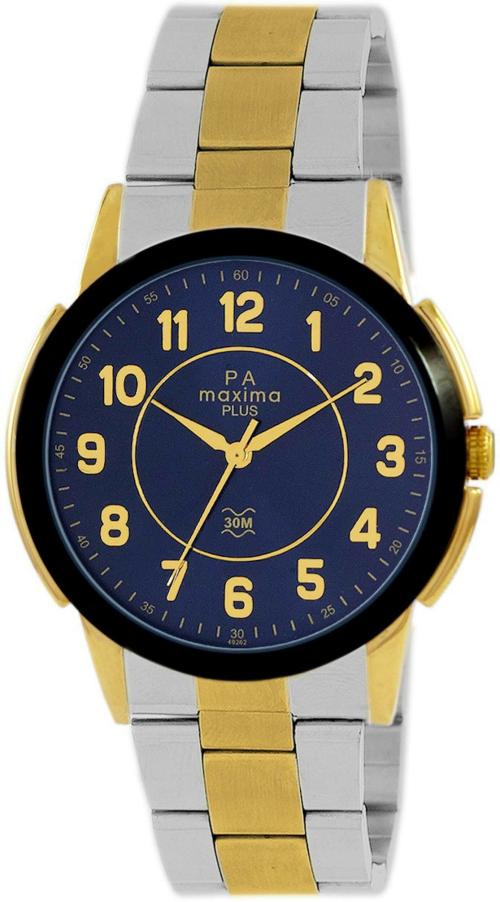 Buy Maxima Analog Blue Dial Multicolor Strap Watch For Men (51862CAGT ...