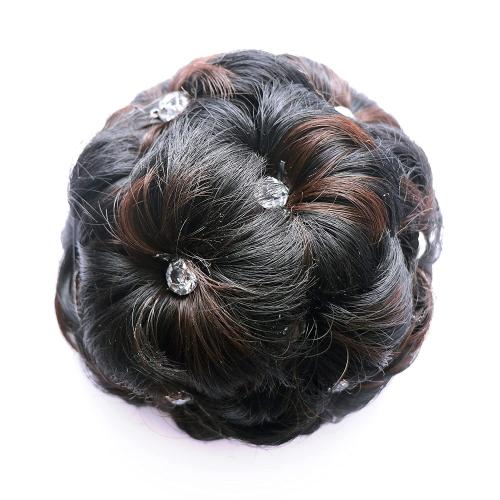 Buy Navmav Black Synthetic Artificial Bun Hair Extension (Women) Online ...