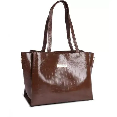 Buy Carrylux Large Capacity Croco Pattern Tote Bags For Womens Big ...