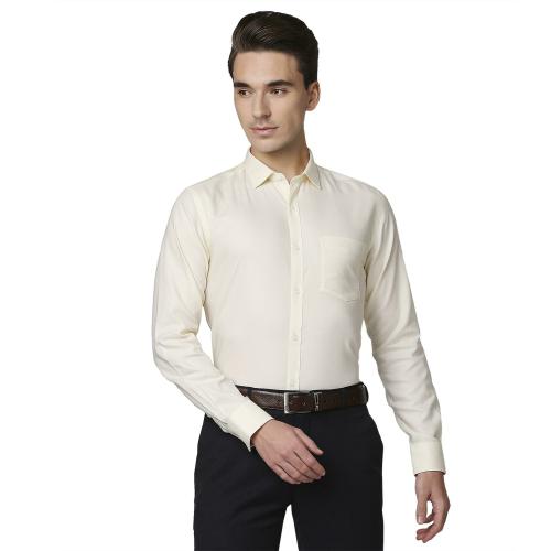 Buy Park Avenue Men Light Yellow Formal Shirt Online at Best Prices in India - JioMart.