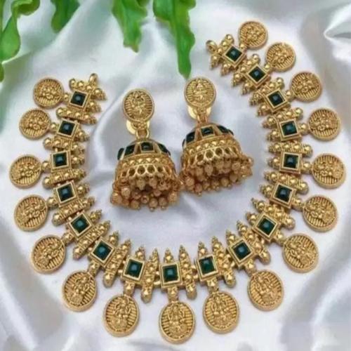 Buy Layken Gold Plated Traditional Look Bridal Style Long Necklace ...