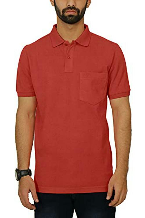 Buy Celsius Men's Half Sleeve Solid Regular fit Pique Polo Tshirt with ...