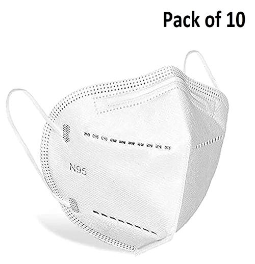 Buy FASHNO Unisex N95 White Mast Soft & Comfortable Breathable Non ...